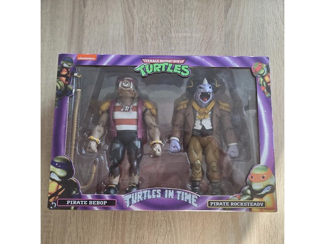 TMNT Neca box set Bibop i Rokstedi