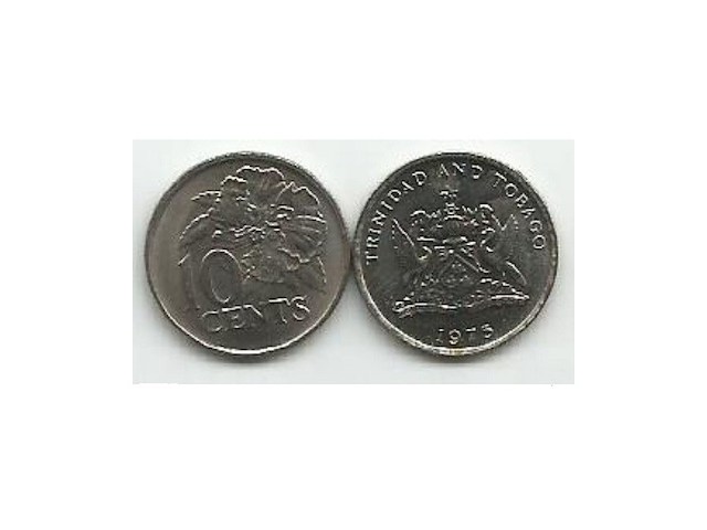 Trinidad and Tobago 10 cents 1975.
