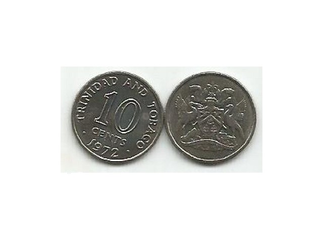 Trinidad and Tobago 10 cents 1972. UNC