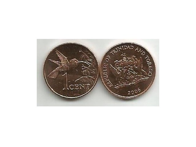 Trinidad and Tobago 1 cent 2006. UNC