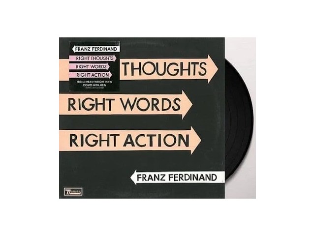 Franz Ferdinand Right Thoughts, Right Words