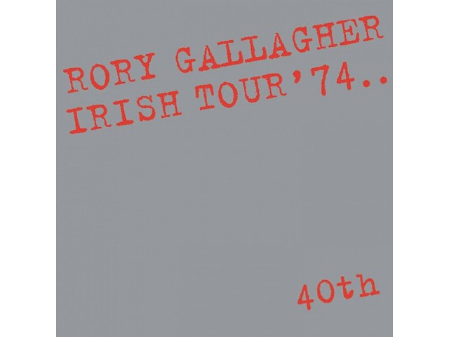 Rory Gallagher Irish Tour 74..