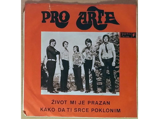 SP PRO ARTE - Život mi je prazan (1971) 2. press, VG+