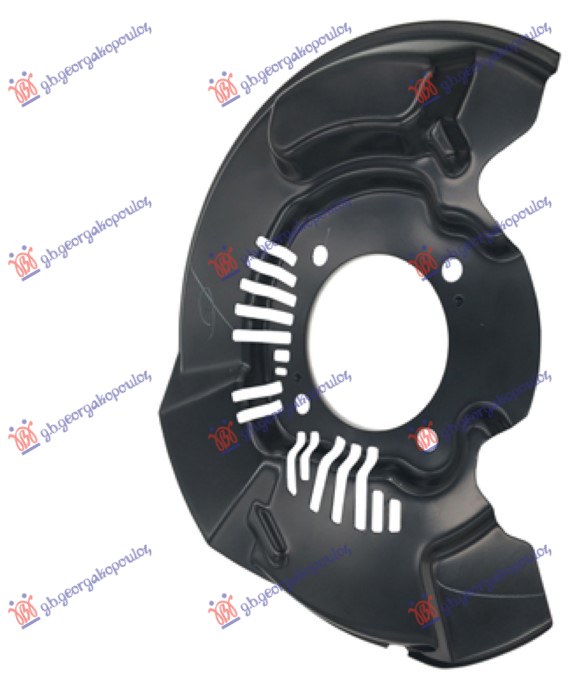 ZASTITA PREDNJEG KOCIONOG DISKA (PRECNIK ZASTITE 355/100mm) (PRECNIK DISKA 319mm) (SA ESP) (SA 4 OTVORA) Desna str. TOYOTA HI-LUX 2WD/4WD (2005-2009) (OEM: 47781-0K040, 477810K040)