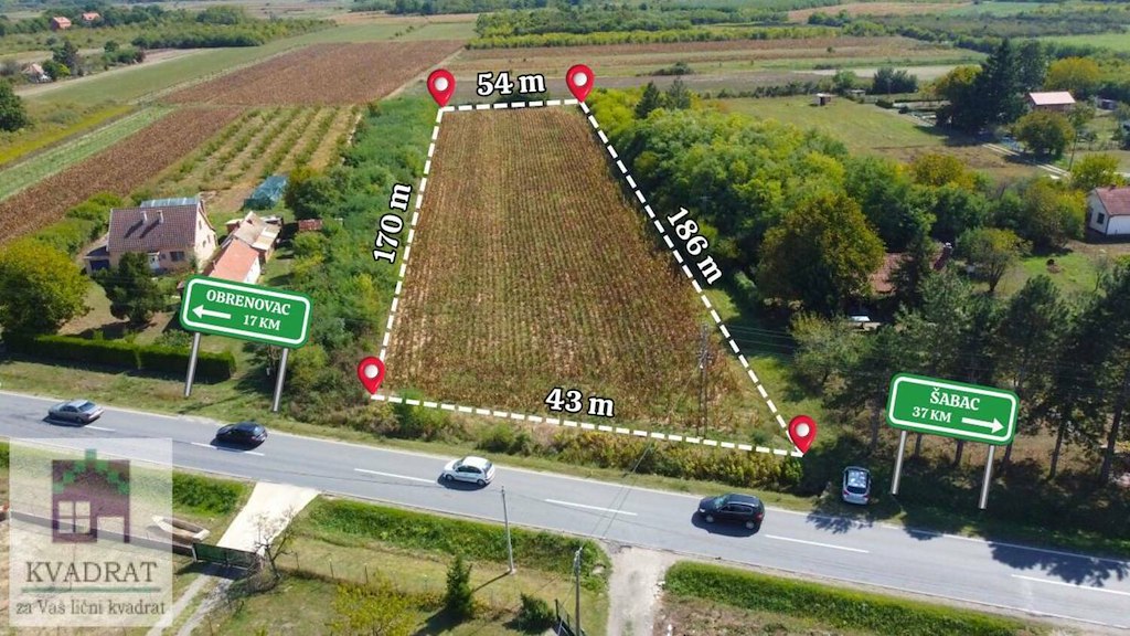 Građevinsko zemljište, 83 ara, Skela, Obrenovac - 43.000€