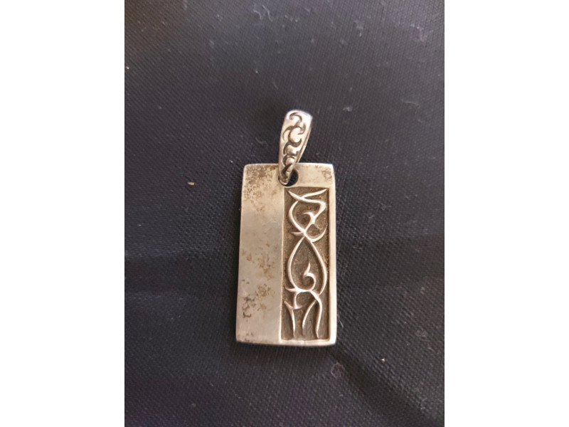 Srebrni muski privezak (17 gram)