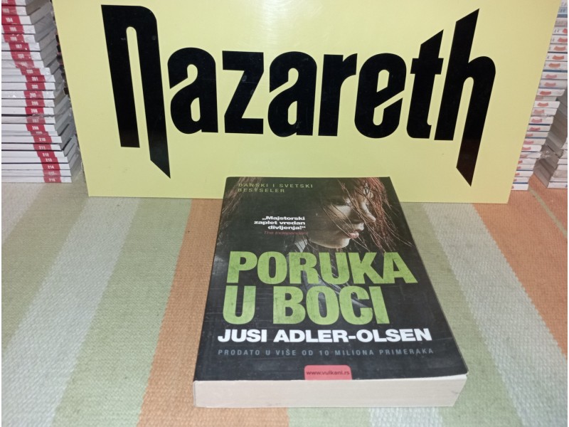 PORUKA U BOCI autor: Jusi Adler-Olsen (odlično očuvana)