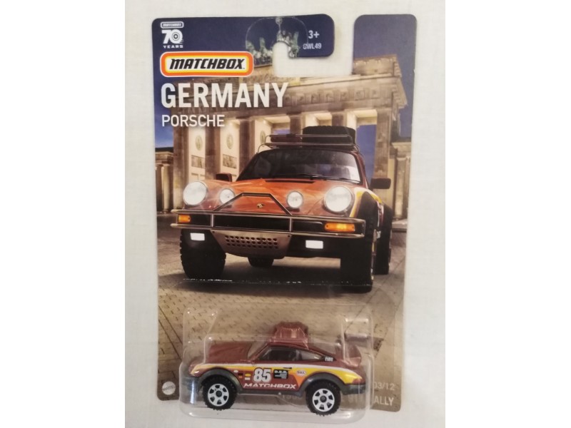 Matchbox, 1985 Porsche 911 Rally