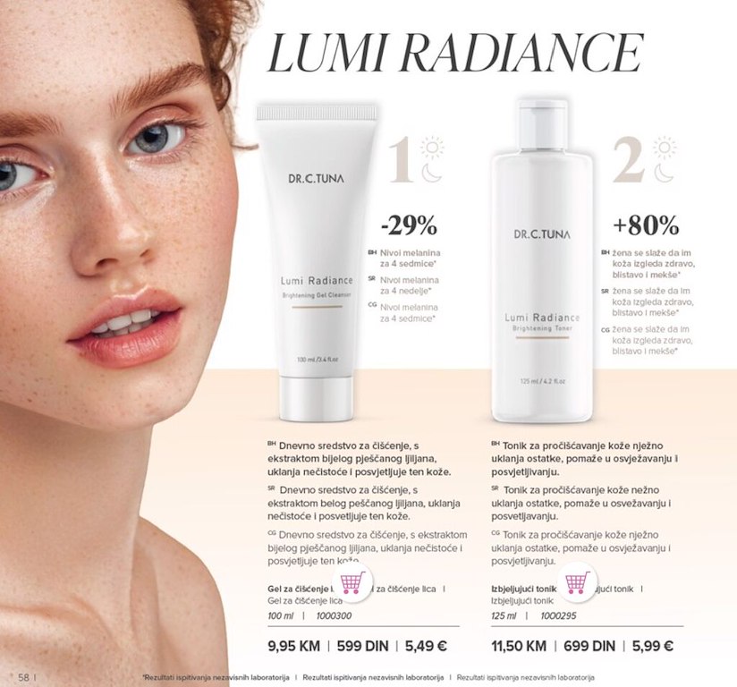DR. C. TUNA Lumi Radiance i Aqua – kolekcije za čišćenje