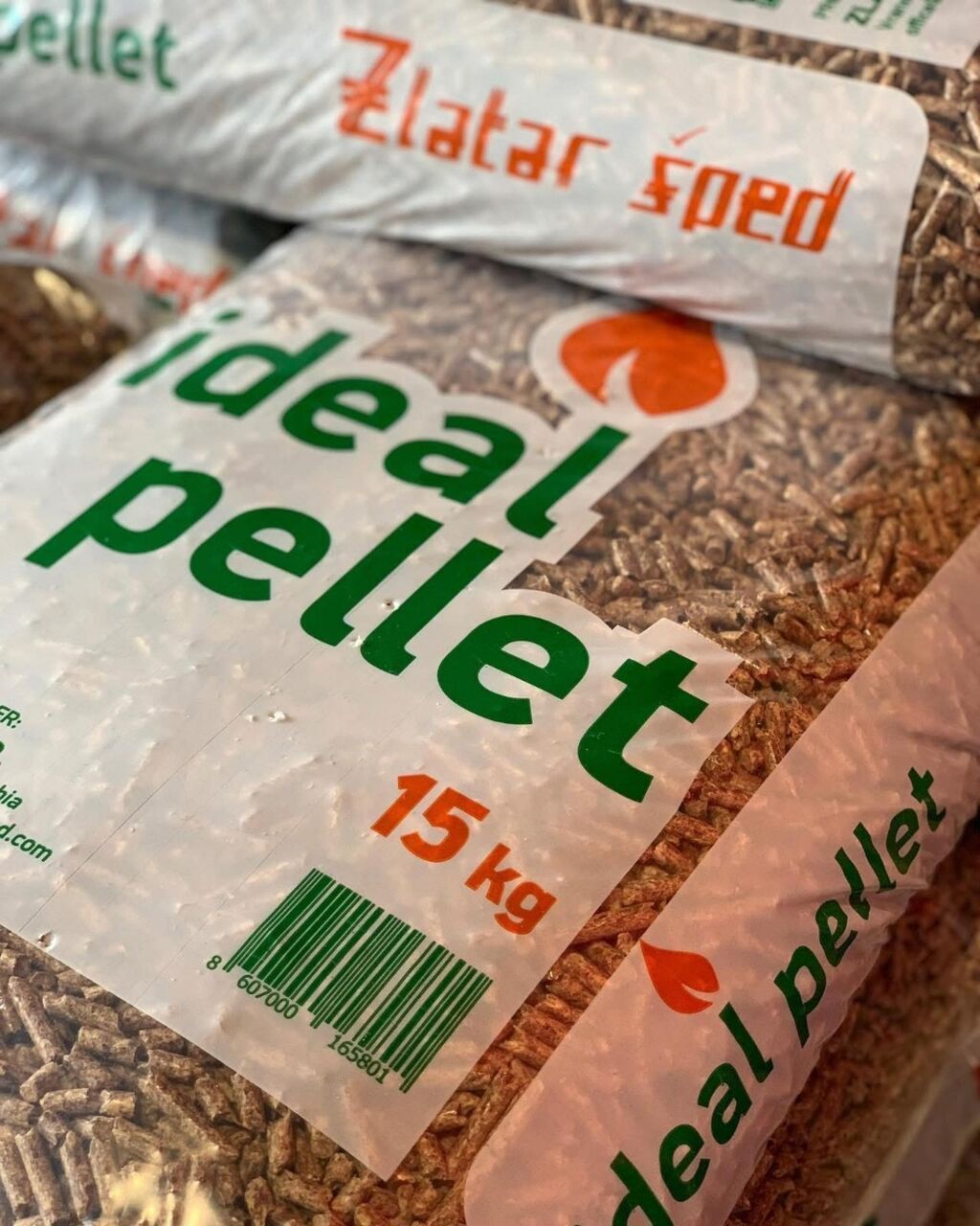 Drveni pelet Ideal Pellet – vreća 15 kg - Tip: drveni pelet za
