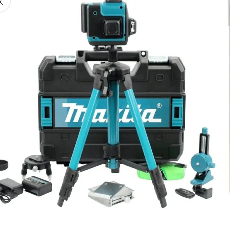 Makita laserski nivelator – komplet set Profesionalni set za precizno