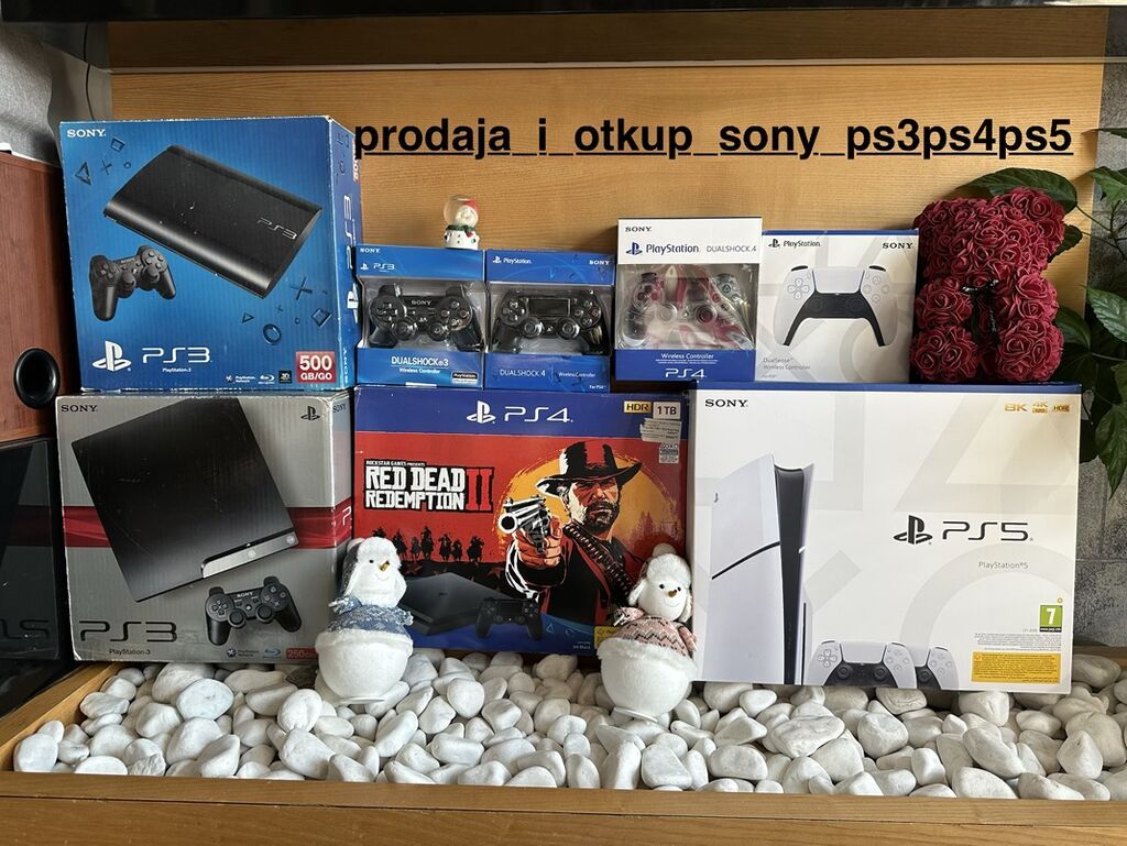 Prodaja i otkup Sony PlayStation konzola i opreme – PS3, PS4, PS5 -