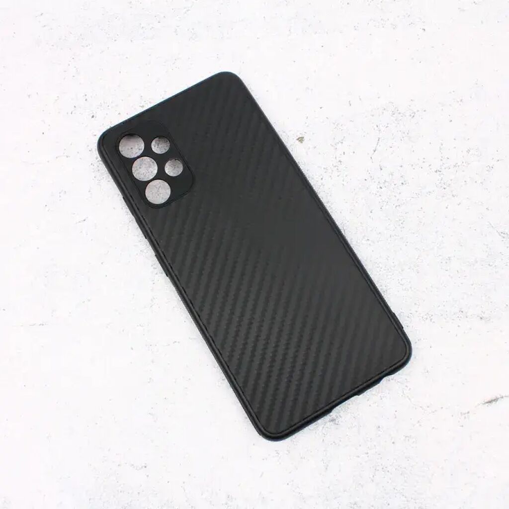 Maska Carbon fiber za Samsung A325F Galaxy A32 4G (EU) crna. Kataloški