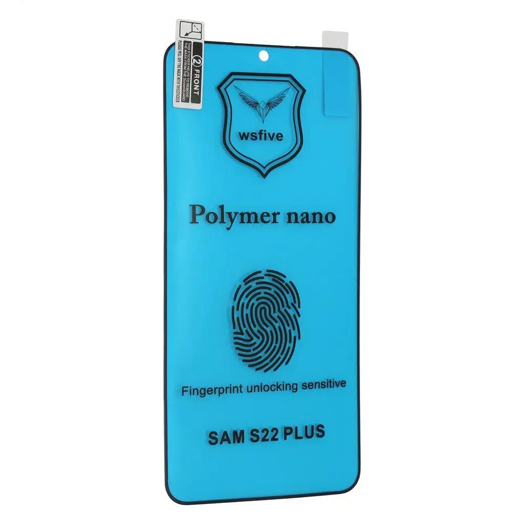 Folija Polymer Nano za Samsung S906B Galaxy S22 Plus crna. Uz brzu