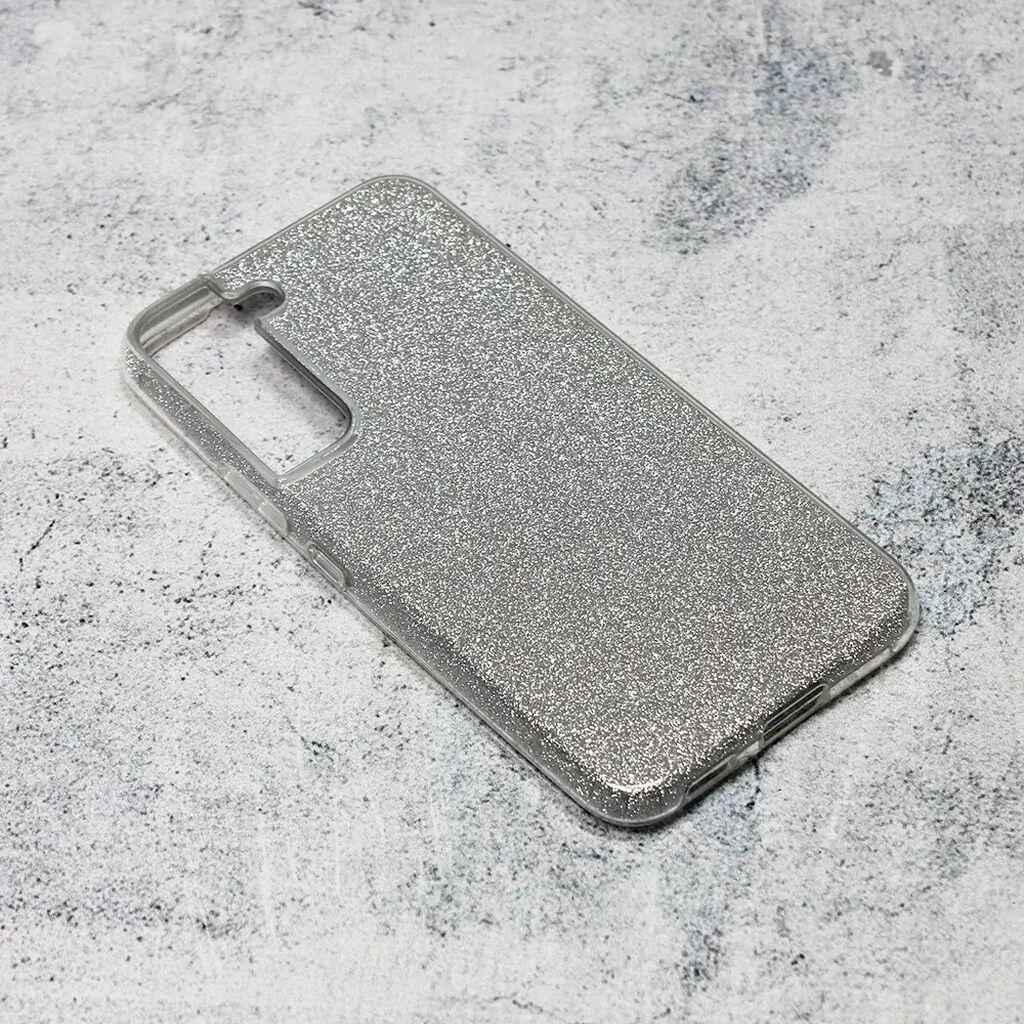 Maska Crystal Dust za Samsung S906B Galaxy S22 Plus 5Gsrebrna