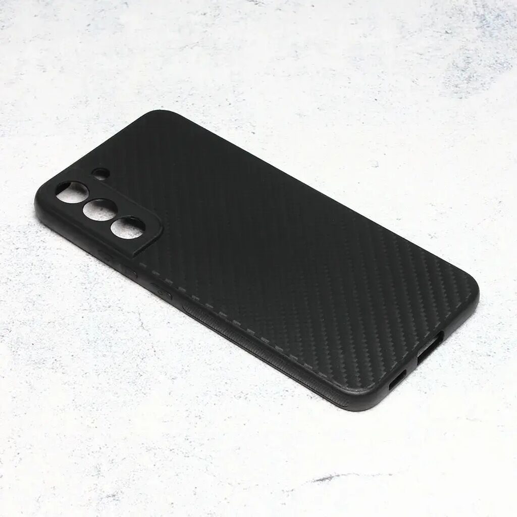 Maska Carbon fiber za Samsung S906B Galaxy S22 Plus 5G crna. Uz brzu