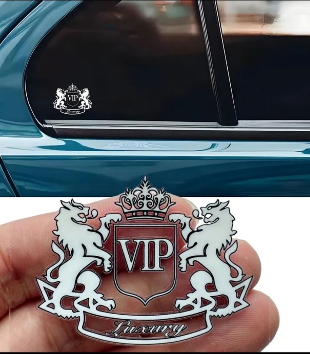 VIP “Luxury” auto nalepnica – 2 kom. heraldički grb - Dekorativna