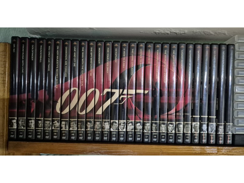 James Bond 007 DVD kolekcija