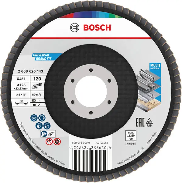 Bosch Lamelni disk X451 2608626143, O125, T29, G120