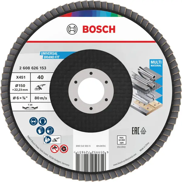 Bosch Lamelni disk X451 2608626153, O150, T29, G40