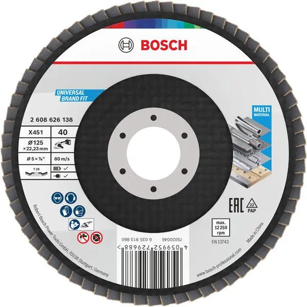 Bosch Lamelni disk X451 2608626138, O125, T29, G40