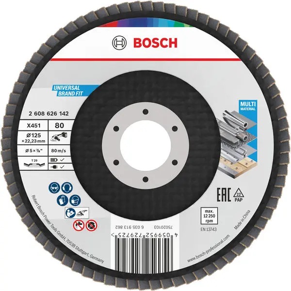Bosch Lamelni disk X451 2608626142, O125, T29, G80