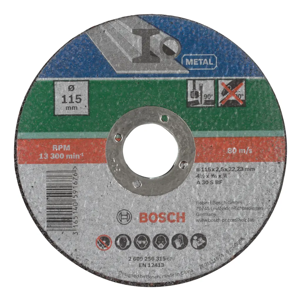 Bosch Rezna ploča 2609256315, 115×2,5×22,23 mm, Metal