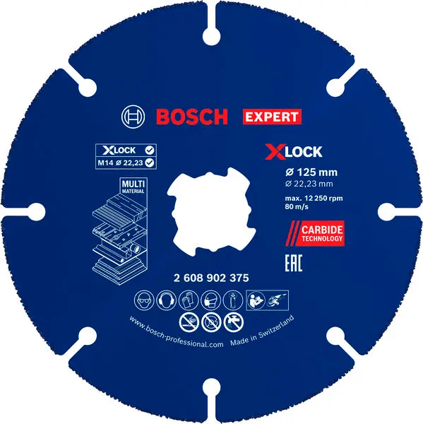 Bosch Karbidni višenamenski disk Expert 2608902375, X-Lock, 125 mm