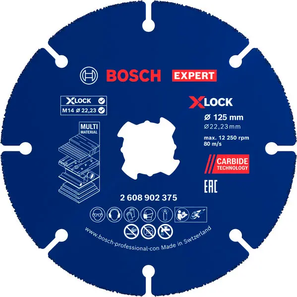 Bosch Karbidni višenamenski disk Expert 2608902377, X-Lock, 125 mm