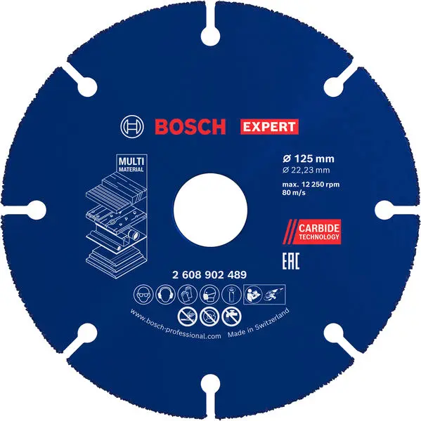 Bosch Karbidni višenamenski disk Expert 2608902489, 125 mm, 1 komad