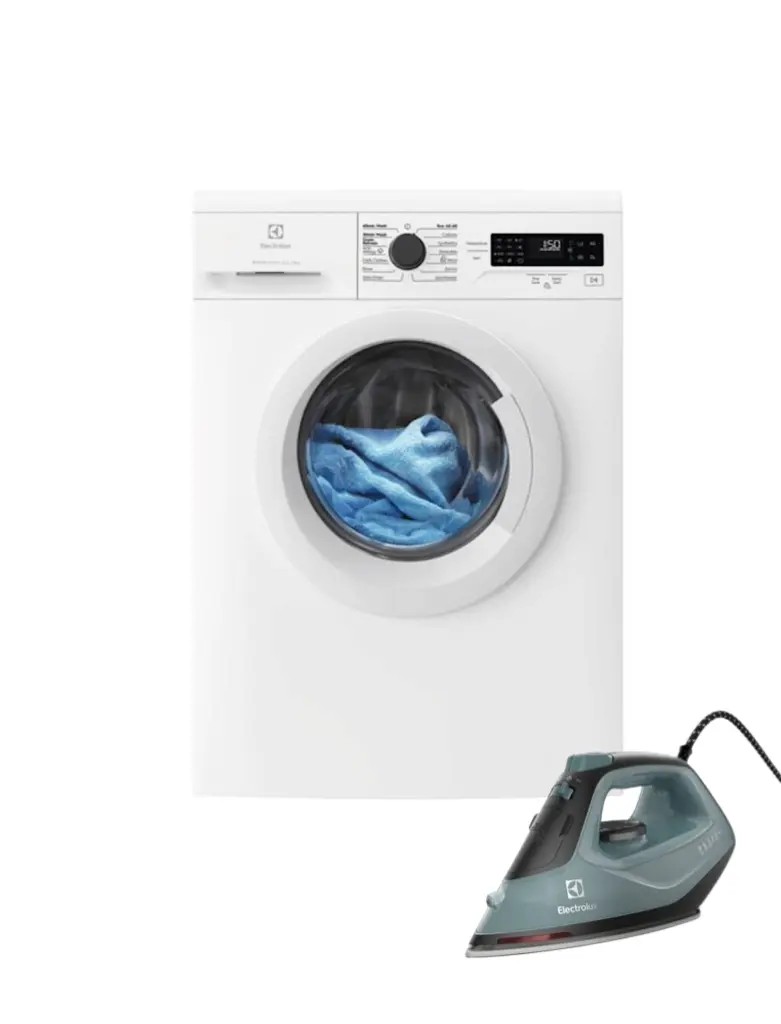 Electrolux Mašina za pranje veša EWZF528WE, 8 kg, 1200 obrtaja + Pegla Care 500, 2400W