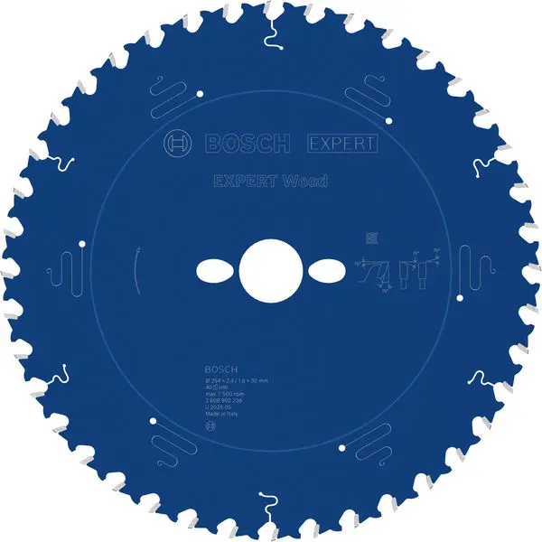 Bosch List testere za drvo Expert 2608902238, 254 mm, 40T