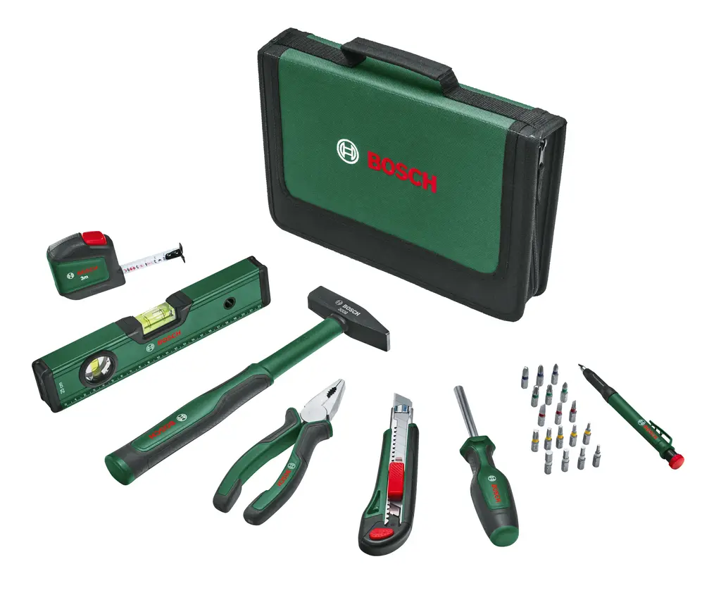 Bosch Set kompleta ručnog alata HOBI u torbi 1600A02BY6, 25 komada