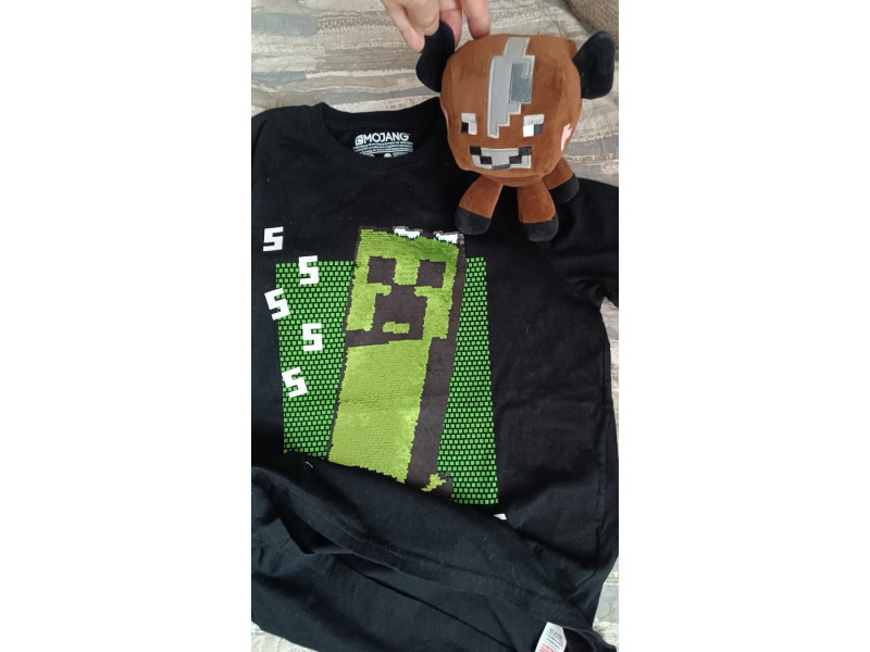 Minecraft majica original br 14 i igračka