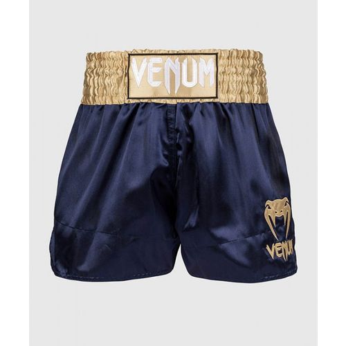 Venum Classic Muay Thai Šorc Mornarsko Plavi/Zlatni XXL