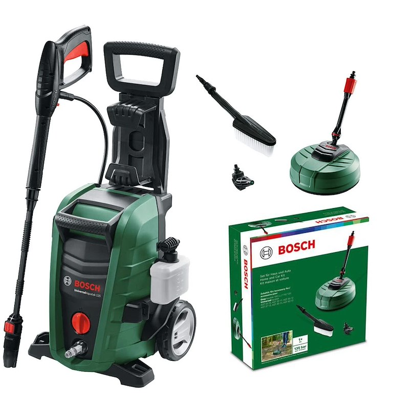 Bosch Perač pod pritiskom UniversalAquatak 125 + Home&Car set za kuću i auto 061599262D