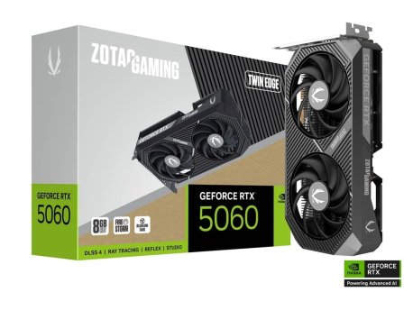 ZOTAC NVidia GeForce RTX 5060 Twin Edge 8GB GDDR7 ZT-B50600E-10M