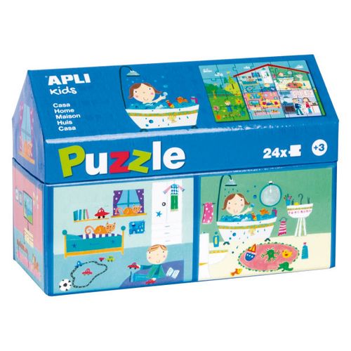 APLI Puzzle U Kućici 24 Kom - Dom 17351