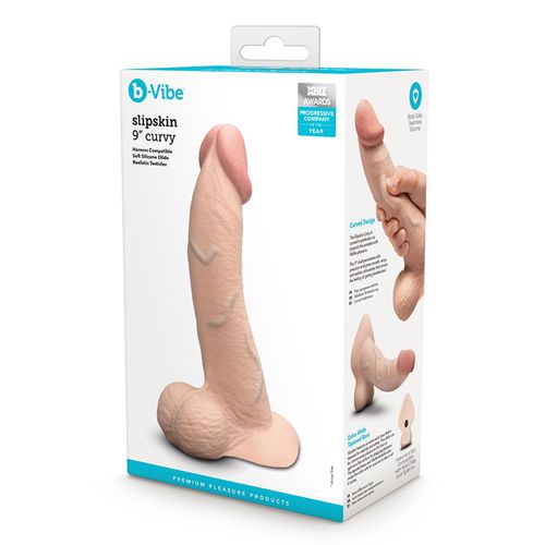 b-Vibe Slipskin Curvy 22cm