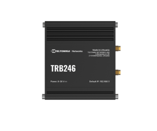 Teltonika TRB246 LTE Cat 4 Gateway, 1xFE, 3xI/Os, 2xSIM, 1xLTE, 1xGNSS