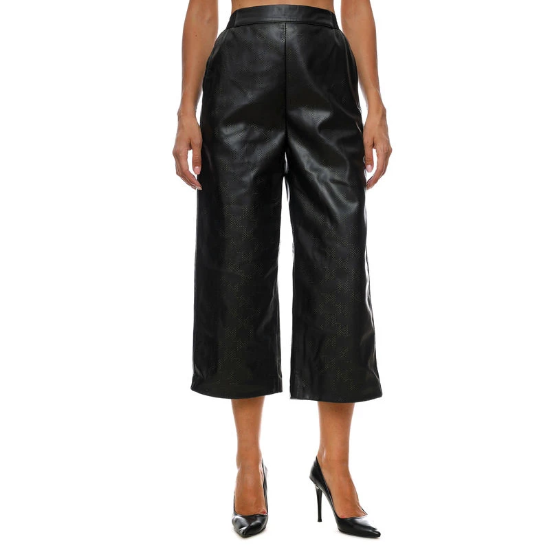 Karl Lagerfeld Ženske pantalone 225W1005-999, Crne