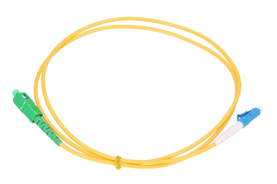 Extralink Patchcord SC/APC-LC/UPC SM, G657A, Simplex, 3mm, 1.0m