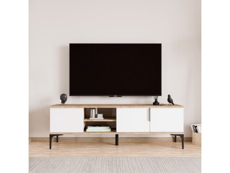 HANAH HOME TV polica Tarz Oak White