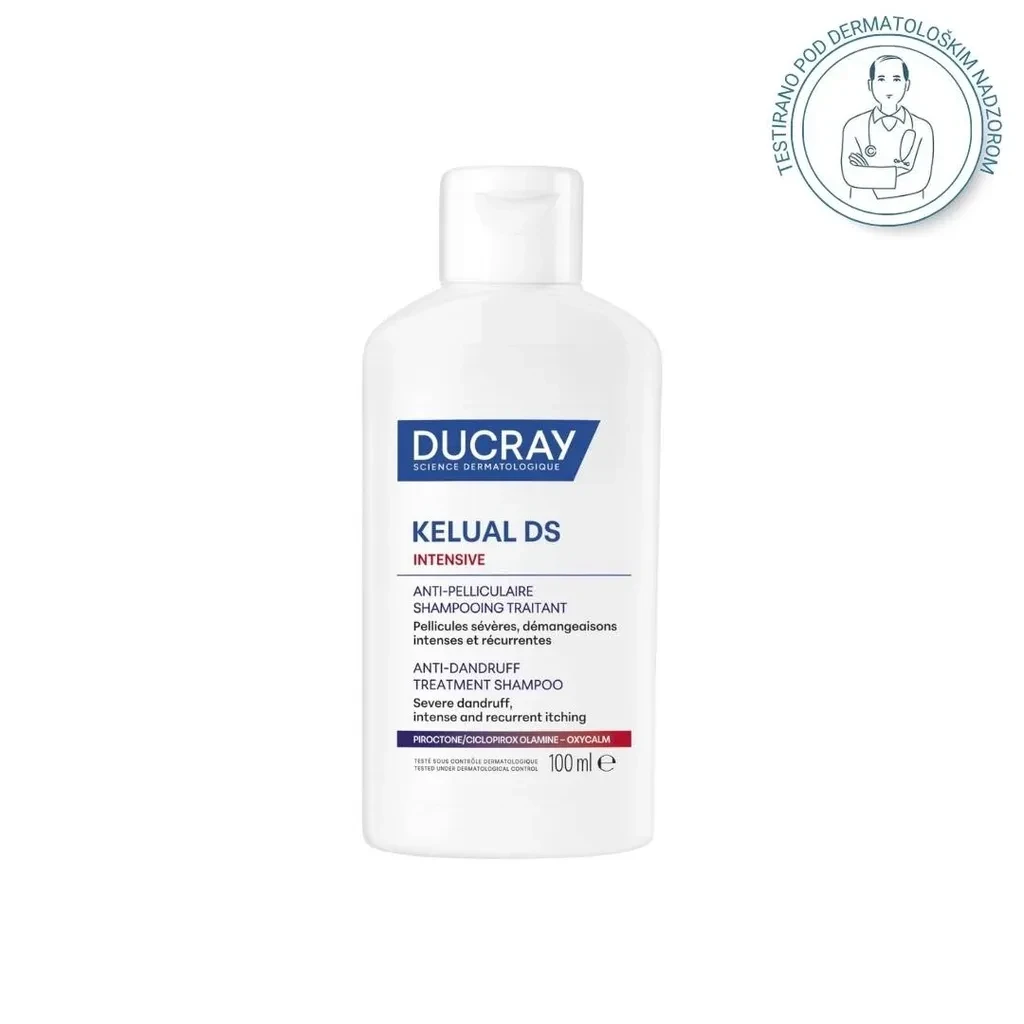 Ducray Šampon protiv peruti Kelual DS Intensive, 100 ml