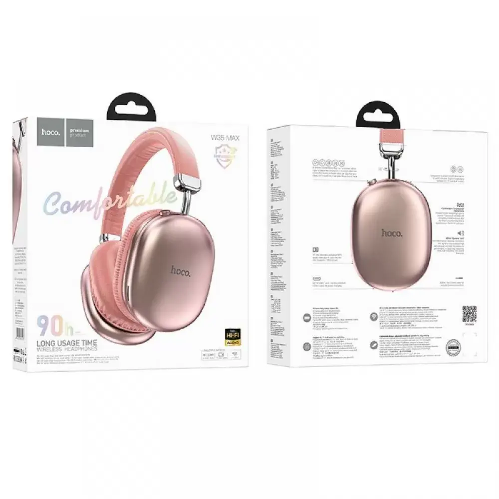 Hoco Bluetooth slušalice W35 Max, Roze