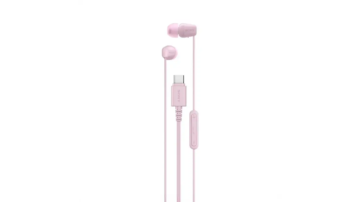 Sony slušalice za uši, IER-EX15C, USB-C, roze