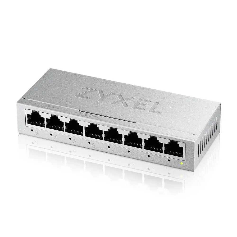 Zyxel GS-108B v5 - 8-portni Mini Gigabit Ethernet Switch (neupravljani)