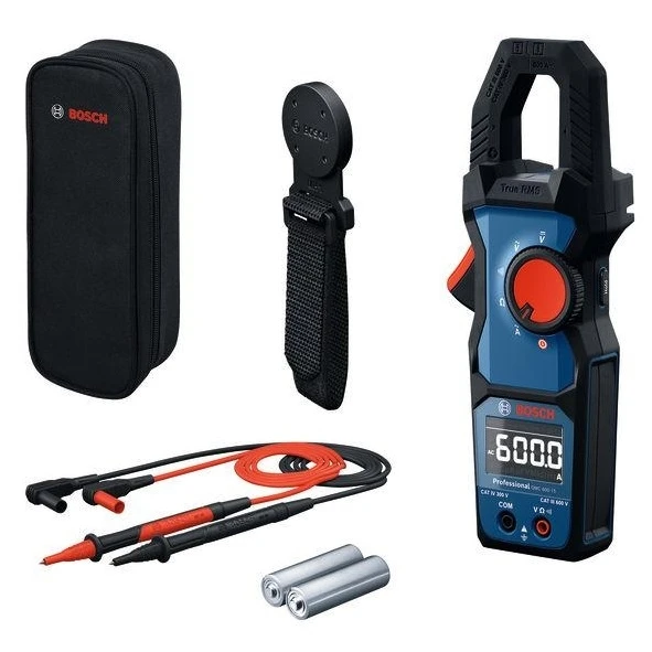 BOSCH GMC 600-15 digitalni struјni kleštasti merač CAT III/IV 300/600V IP54 LCD True RMS + MH1 držač