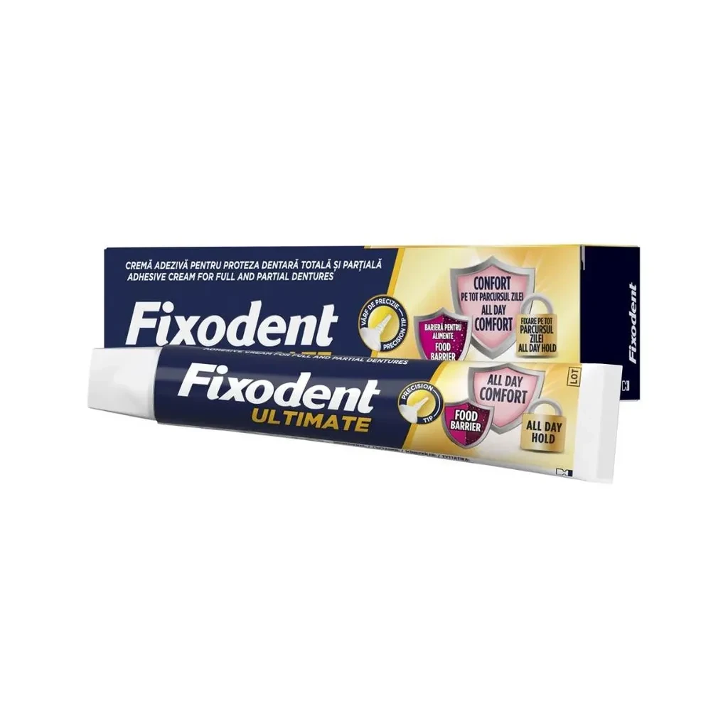 Fixodent Adhezivna krema za učvršćivanje zubne proteze Ultimate, 40 g