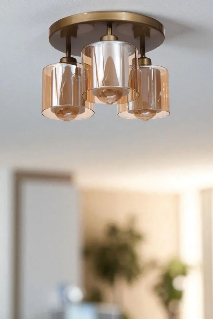 Opviq Luster 2599127, Zlatne boje